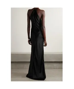 NILI LOTAN Larissa Halter Neck Maxi Dress