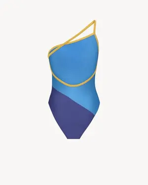 Saint Laurent One-shoulder Swimsuit