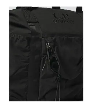 C.P. COMPANY Twill Shoulder Bag - Black