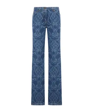 Etro Paisley Flared Jeans