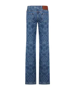 Etro Paisley Flared Jeans