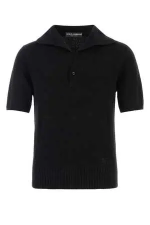 Dolce & Gabbana Dolce Gabbana Logo Detailed Polo Shirt - No