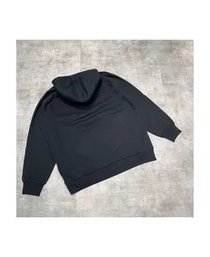 Burberry Logo Hooded Sweater - Black