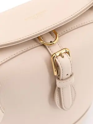Dolce & Gabbana Buckle Detailed Shoulder Bag - Nude