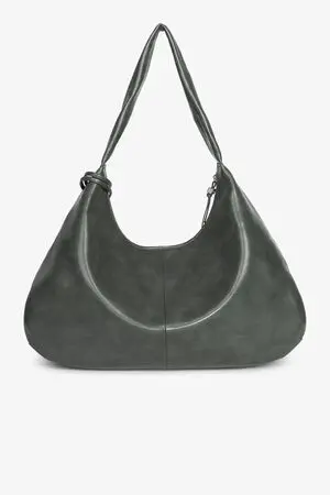 GANNI Butterfly Logo Xxl Hobo Bag - Black