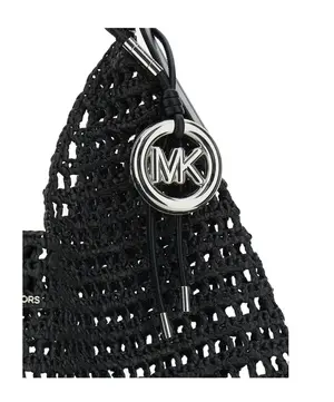 Michael Kors Nolita Woven Shoulder Bag - Black