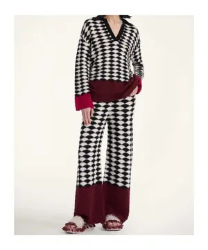La DoubleJ Straight Leg Knit Lounge Trousers