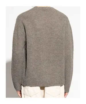 ALLSAINTS Saku Crew Neck Knitted Sweater - Gray