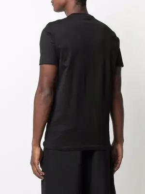 Versace Logo Printed Crewneck T-shirt