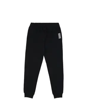EA7 Logo Printed Two-piece Sports Suit - Black