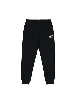 EA7 Logo Printed Two-piece Sports Suit - Black