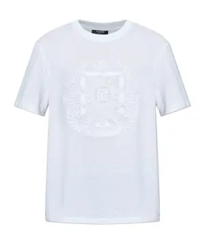 Balmain Logo Detailed Crewneck T-shirt - Short Sleeve T-shirt