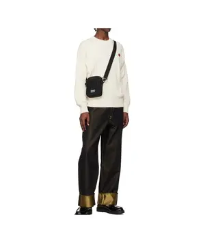 Kenzo Logo Detailed Shoulder Bag - Black