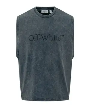 Off-white Sleeveless T-shirts For Men