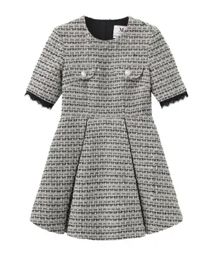 Marissa Chiara Short Sleeve Dress - Grey