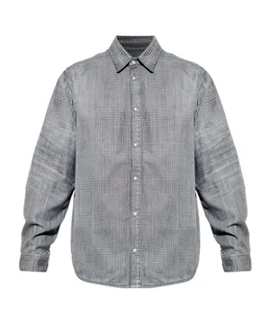 DIESEL® D-simply-s11 Checked Shirt - Grey