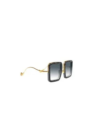 Anna-Karin Karlsson Square Frame Embellished Sunglasses