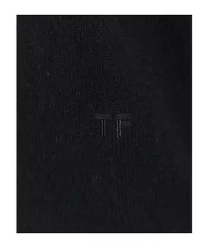 TOM FORD Monogram Embroidered Knitted Jumper - Black