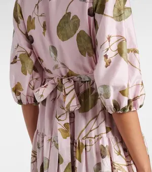 Erdem Floral Cotton Midi Shirt Dress