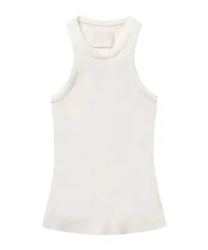 Citizens Of Humanity Akira Ribbed-knit Racerback Tank - Ivory