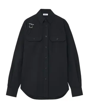 Alexander McQueen T-bar Harness Overshirt - Black