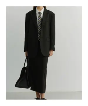 DUNST H-line Maxi Skirt - Black