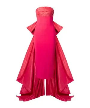 Oscar De La Renta Embellished Bowknot Dress