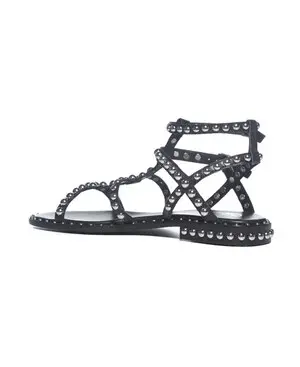 Ash Precious Studded Sandals - Black