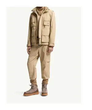 Moncler Lione Hooded Jacket - Beige