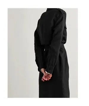NILI LOTAN Marcia Midi Shirt Dress With Belt