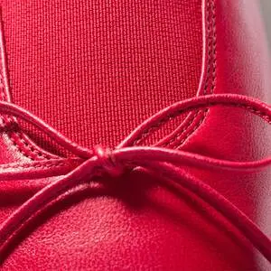 Miu Miu Nappa Leather Ballerinas - Red
