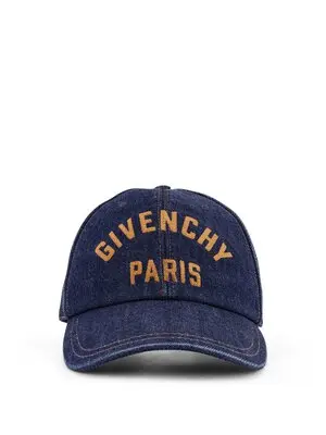 Givenchy Embroidered Denim Cap