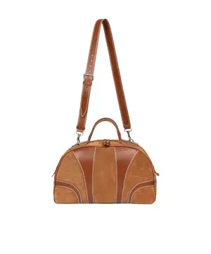 Dries Van Noten Top Handle Shoulder Bag - Brown
