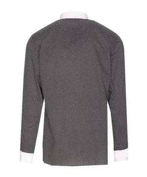 TOM FORD Diamond-pattern Cotton Shirt - Black