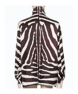 Valentino Garavani Fauve Éclat Zip Overshirt Jacket