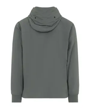 C.P. COMPANY Zip Pocket Hooded Jacket - Gray