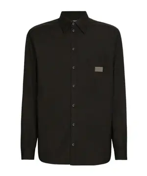 Dolce & Gabbana Dolce Gabbana Martini-fit Shirt - Black