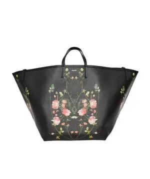 Burberry Floral Print Logo Tote Bag