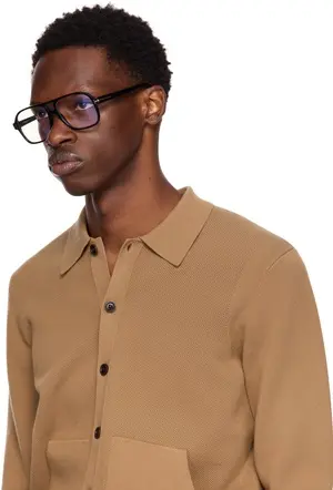 TOM FORD Pilot Frame Glasses - Black