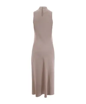 Patrizia Pepe Cutout Halterneck Midi Dress