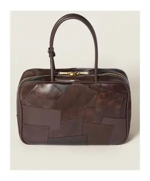 Miu Miu Leather Patchwork Beau Bag