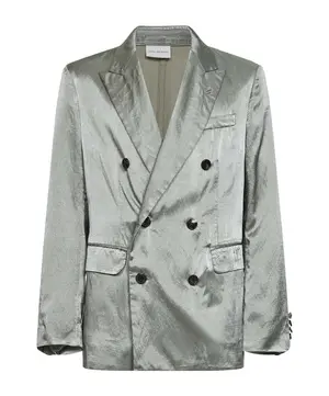 Dries Van Noten Balto Double-breasted Blazer - Gray