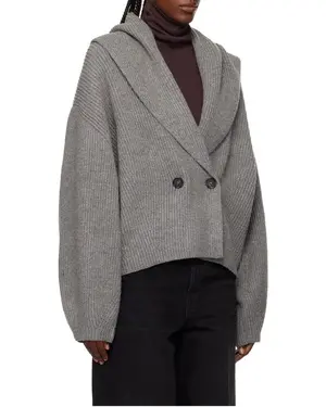 TOTEME Double-breasted Ribbed Cardigan