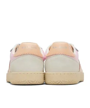 Balmain Swan Sneakers In Multicolor Leather - Multi-color