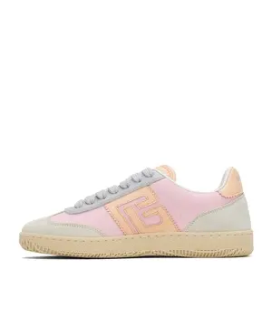 Balmain Swan Sneakers In Multicolor Leather - Multi-color