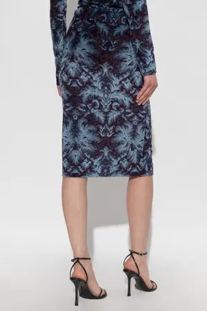 Etro Floral Printed Midi Skirt