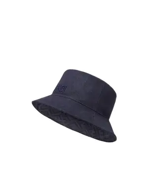 Fendi Reversible Bucket Hat With Ff Motif