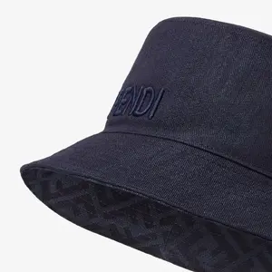 Fendi Reversible Bucket Hat With Ff Motif