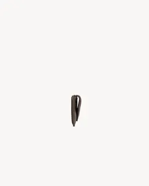 Saint Laurent Cassandre Matelassé Leather Wallet - Brown