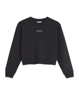 Maison Kitsune Ribbed Sweatshirts Hoodies For Women